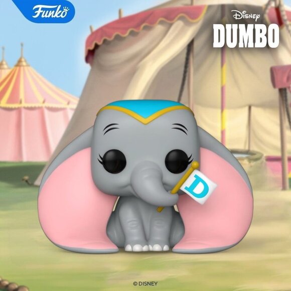 Funko | Toys | Funko Pop Disney Classics Dumbo With Flag Figure 535 ...